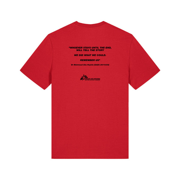 Ceasefire Now MSF Red T-shirt | Massive Attack